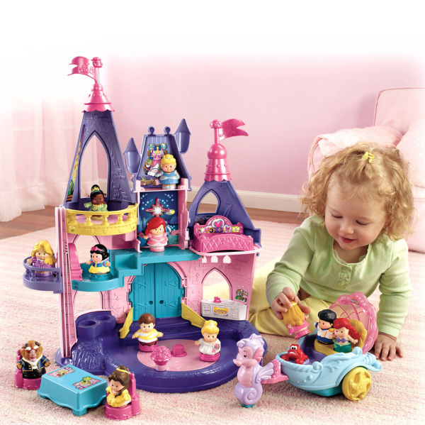 Disney Princess Castle Playset With 6 Princess Figures at Jackson James ...