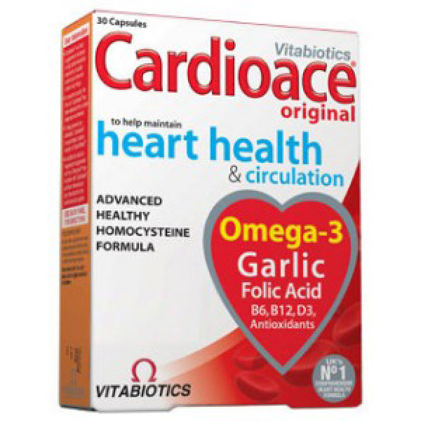 Vitabiotics Cardioace Healthy Heart And Circulation (30 Capsules ...