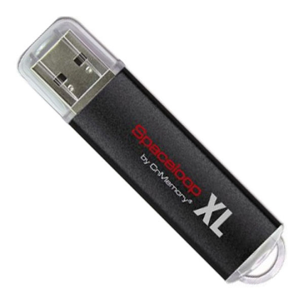 CnMemory 4GB Spaceloop XL Metal USB 2.0 Flash Drive - Black Computing ...