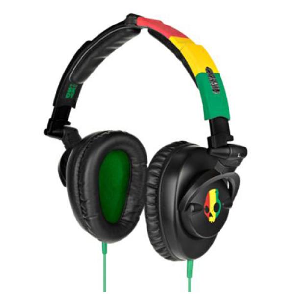 Skullcandy 2010 Skullcrushers Headphones - Rasta Electronics - Zavvi UK
