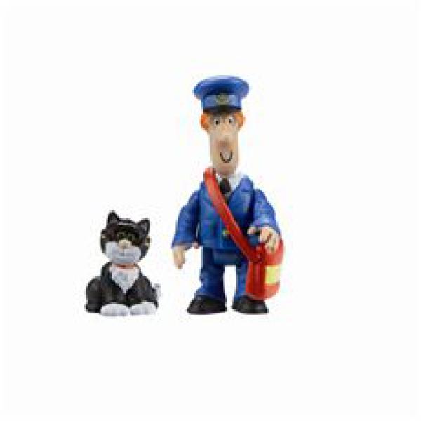 Postman Pat 2 Figure Set Pat with bag & Jess Toys | TheHut.com