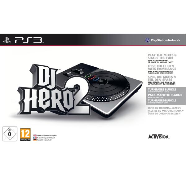 DJ Hero 2 Bundle (Includes Turntable Controller) PS3 | Zavvi