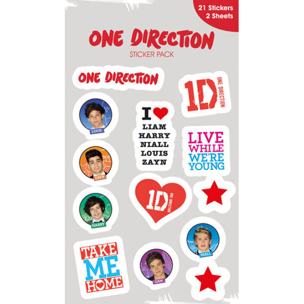 One Direction Forward (Vinyl) - Vinyl Sticker Pack | IWOOT