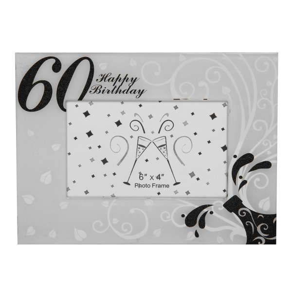 Satin 60th Birthday Photo Frame Traditional Gifts | TheHut.com