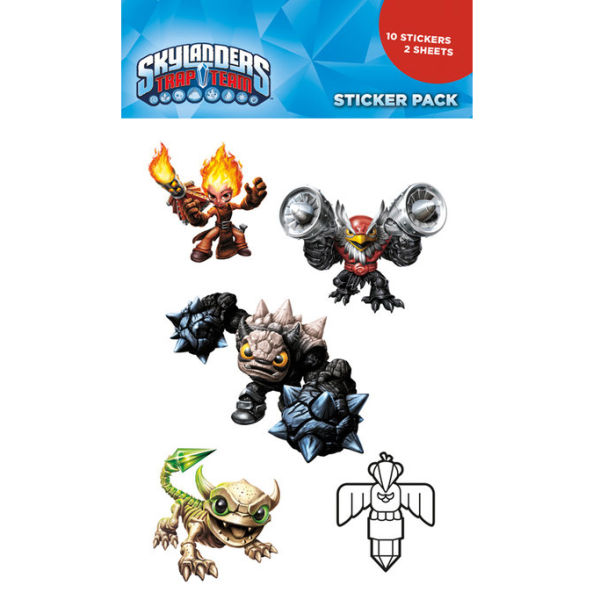 Skylanders Trap Team Mix - Sticker Pack | IWOOT