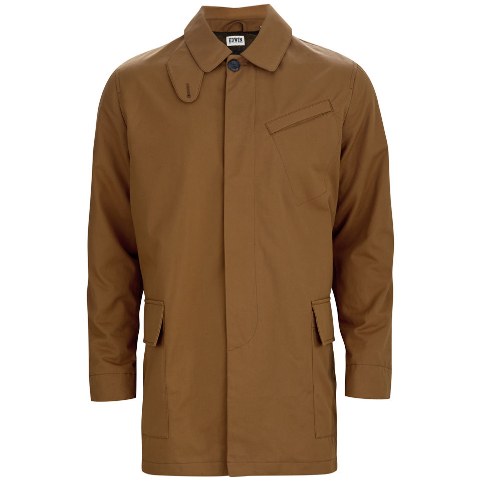 Edwin Men's Lined MAP Coat - Brown - Free UK Delivery Available
