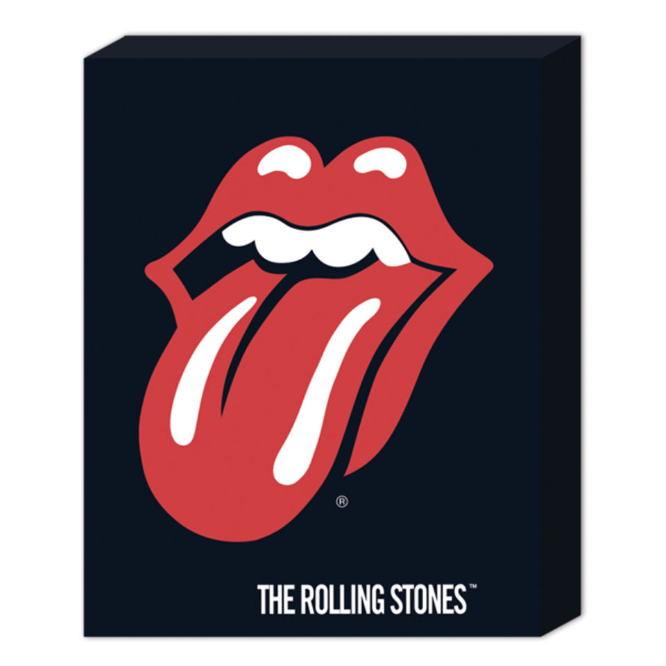 The Rolling Stones Lips - 50 x 40cm Canvas - IWOOT UK