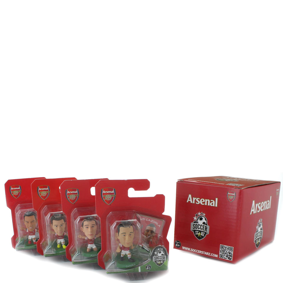 Arsenal FC 4x Blister Pack Box Set (B) Toys | TheHut.com