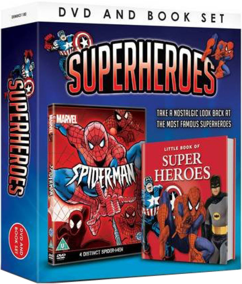 Superheroes (Includes Book) DVD - Zavvi UK