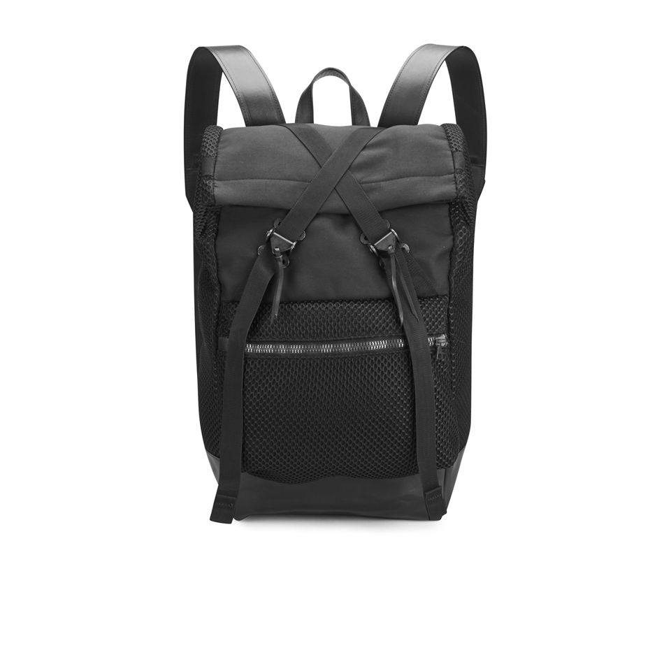 Christopher Raeburn Men's Mesh Rucksack - Black - Free UK Delivery ...
