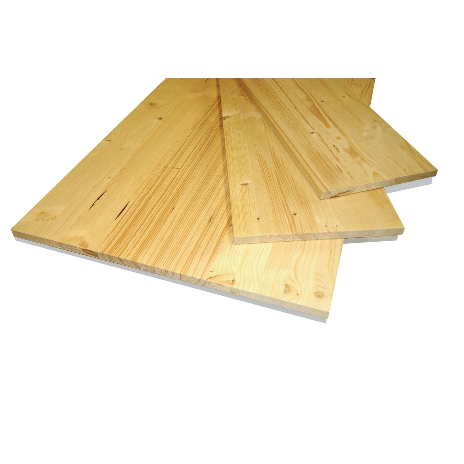 Solid Spruce Board - 18 x 600 x 850mm | Homebase