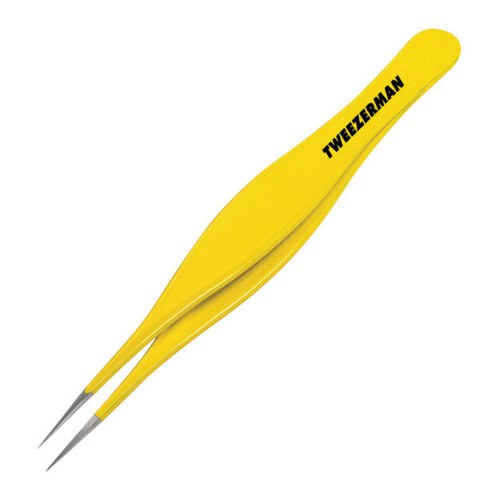 Tweezerman Ingrown Hair & Splinter Tweezer - Yellow - FREE Delivery