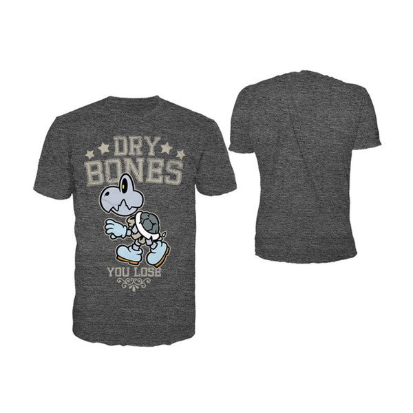 Dry Bones - T-Shirt (Grey) | Nintendo Official UK Store