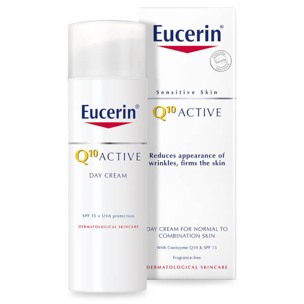 Eucerin® Sensitive Skin Q10 Active Anti-Wrinkle Day Cream SPF 15 (50ml ...