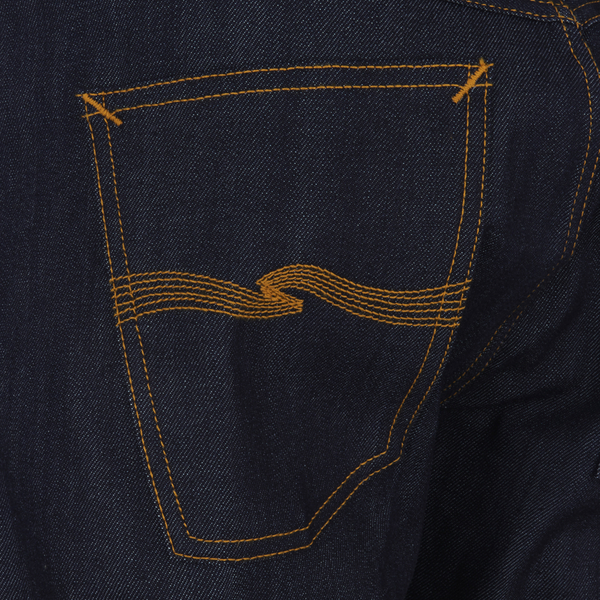Nudie Jeans Men's Brute Knut Tapered Cropped Jeans - Dry Orange ...