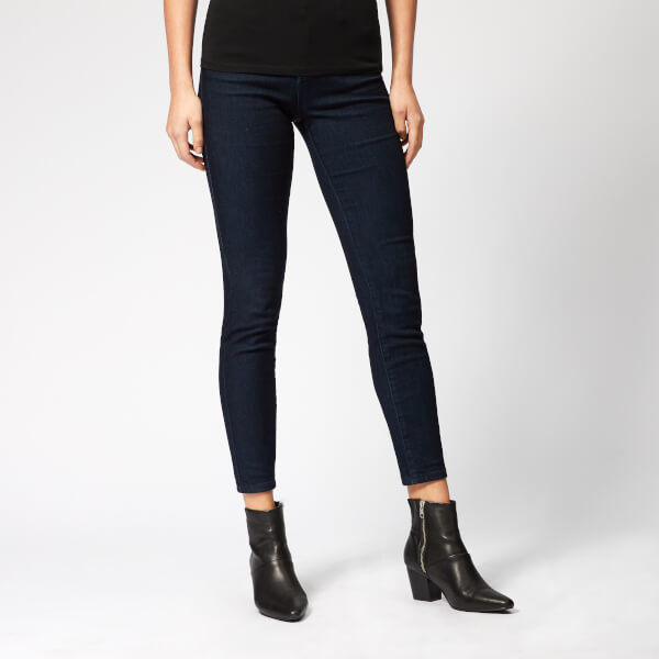 Armani Exchange Women's 5 Pocket Super Skinny Cropped Jeans - Indigo ...