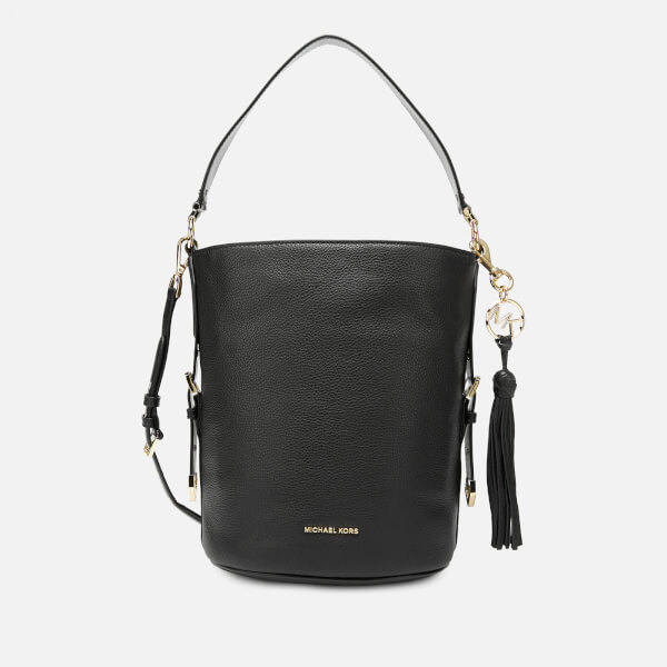 MICHAEL MICHAEL KORS Women's Brooke Medium Bucket Messenger Bag - Black