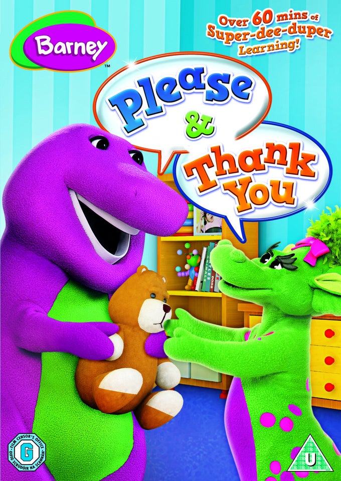 Barney - Please And Thank You DVD - Zavvi UK
