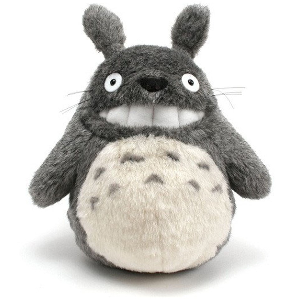 Studio Ghibli My Neighbour Totoro Smiling Totoro 25cm Plush Figure ...