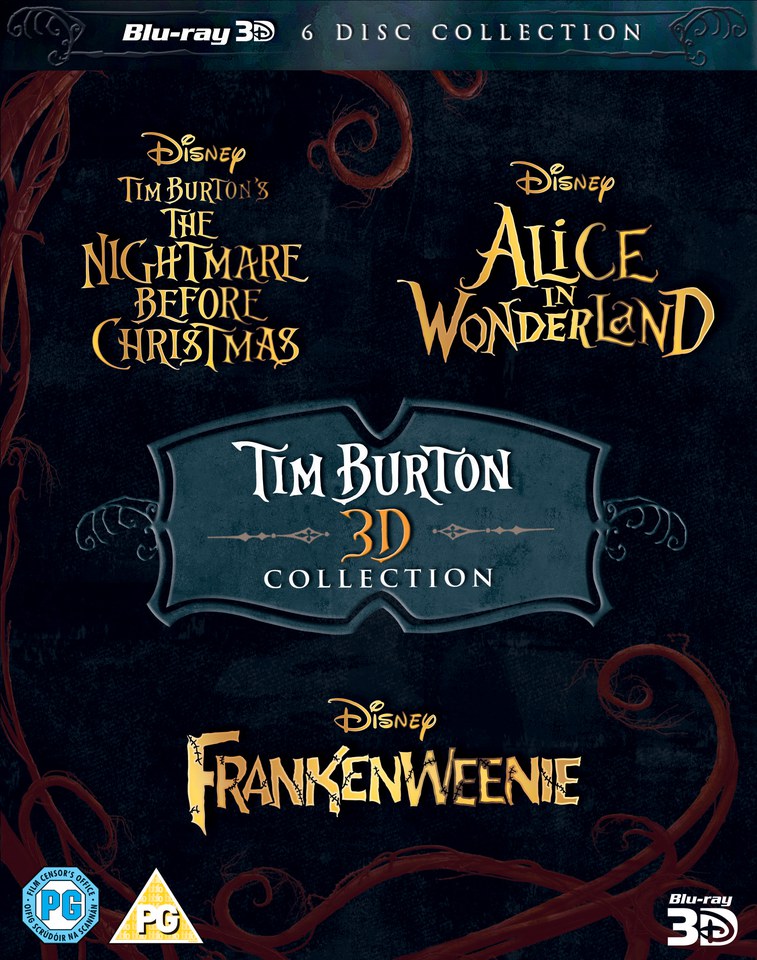 Tim Burton Collection 3D (Includes 2D Copies) Blu-ray | Zavvi.com