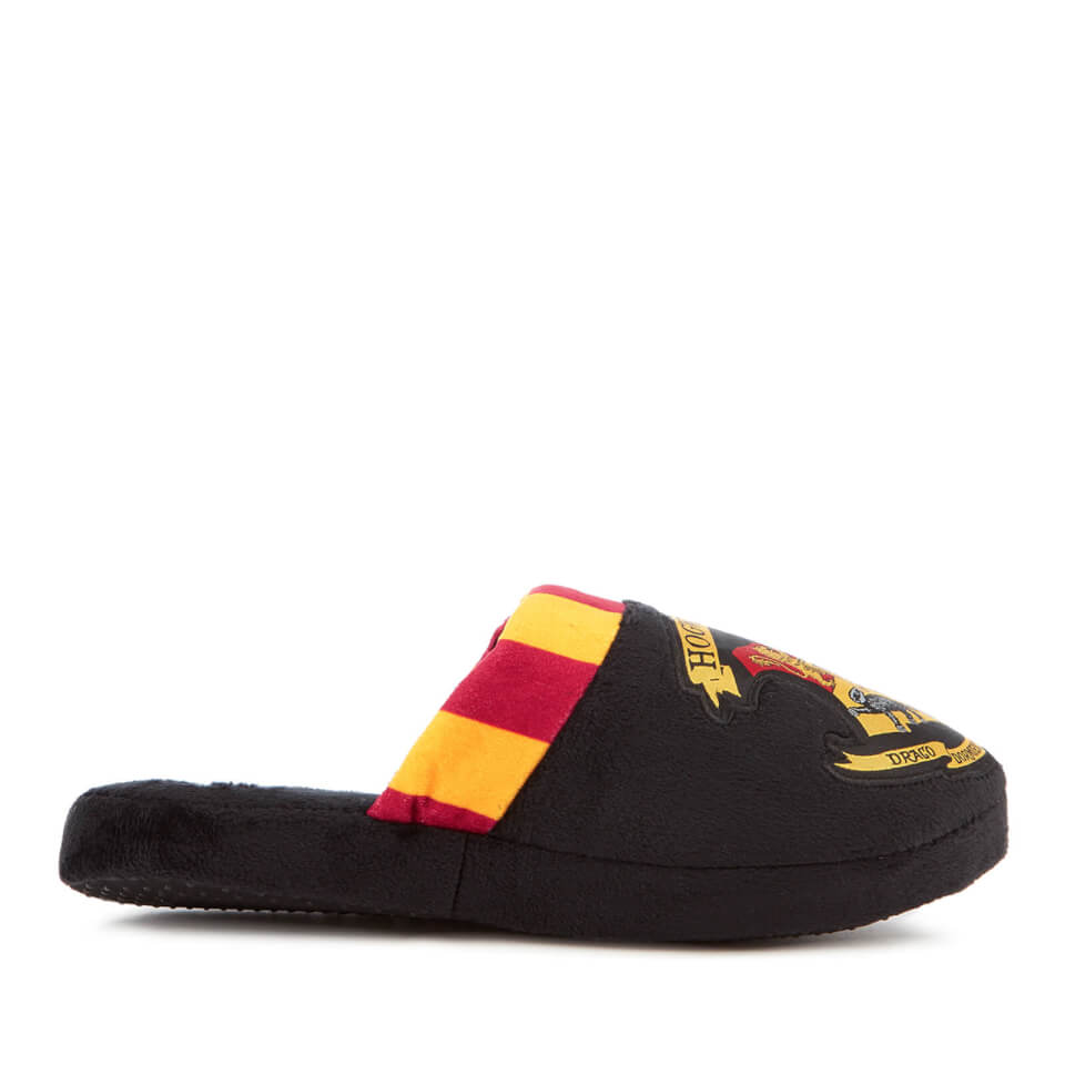 Harry Potter Women's Hogwarts Slippers - Black Clothing | Zavvi