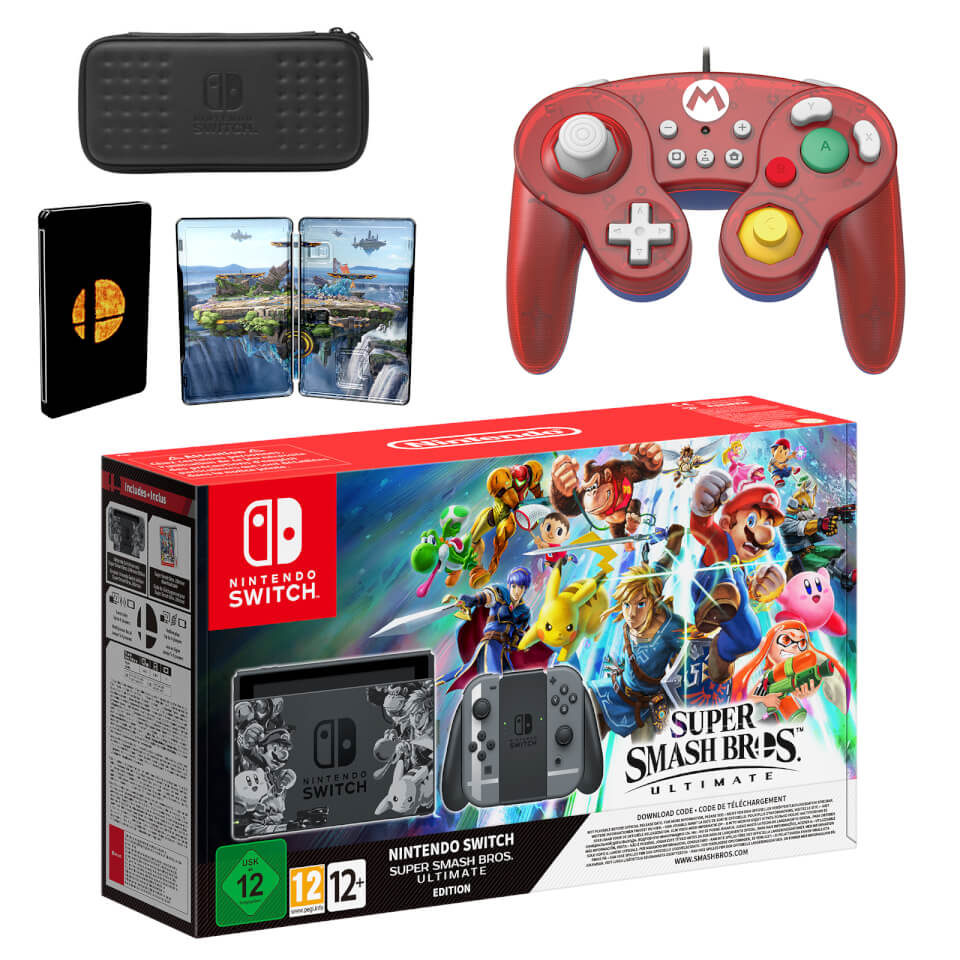 Nintendo Switch Super Smash Bros. Ultimate Edition Mario Pack ...