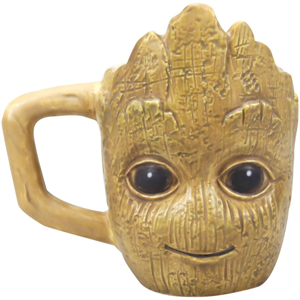 Marvel Guardians of the Galaxy Groot Shaped Mug - IWOOT UK