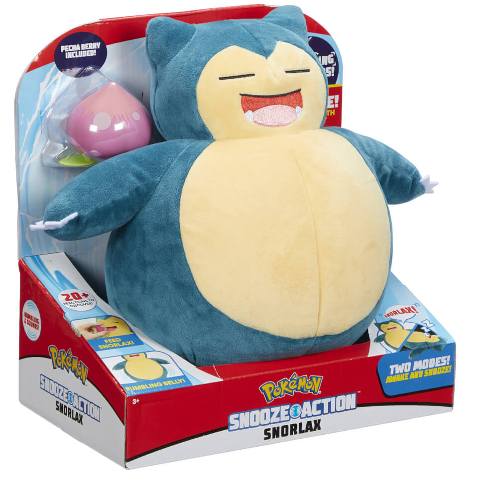 Pokémon Snooze Action Snorlax Toys - Zavvi UK