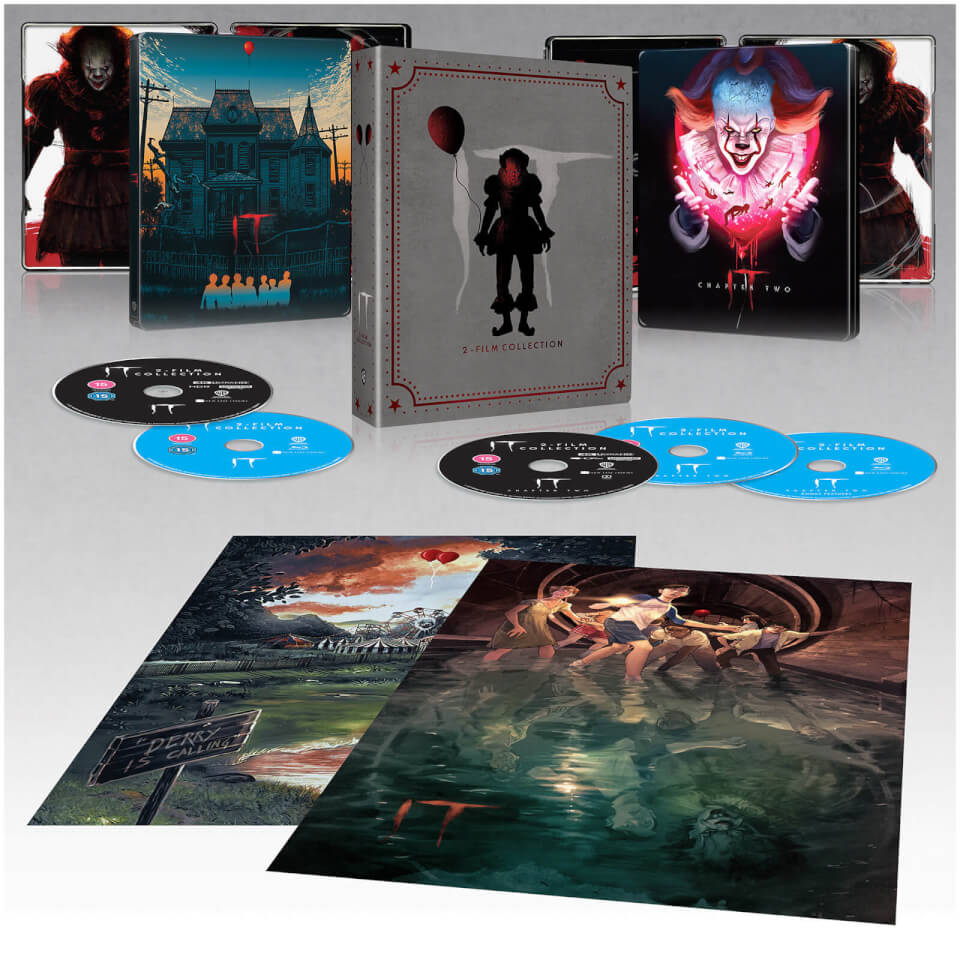 IT Chapters 1 and 2 - Zavvi Exclusive 4K Ultra HD Steelbook Collection ...